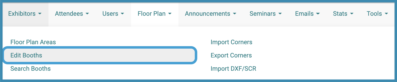 4B - Floor Plan Controls – GoExpo - Sales Wiki